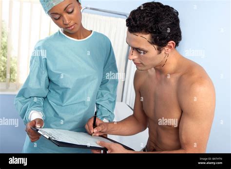 Surgery Consent Form Patient Signing A Consent Form Before Undergoing