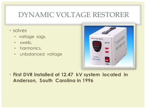 Dynamic Voltage Restorer