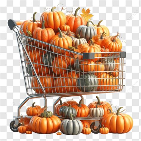 호박이 가득한 장바구니 호박이 가득한 장바구니 호박이 가득한 카트 가을 장바구니 Png 일러스트 및 이미지 에 대한 무료 다운로드 Pngtree