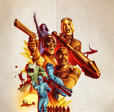 1100x1080 The Suicide Squad 2021 Movie Poster 1100x1080 Resolution