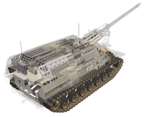 Crusader 155mm Self Propelled Howitzer