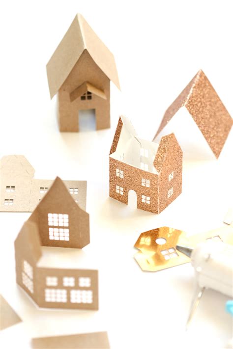 38 Paper Houses Ideas Paper Houses Christmas Diy Christmas Crafts
