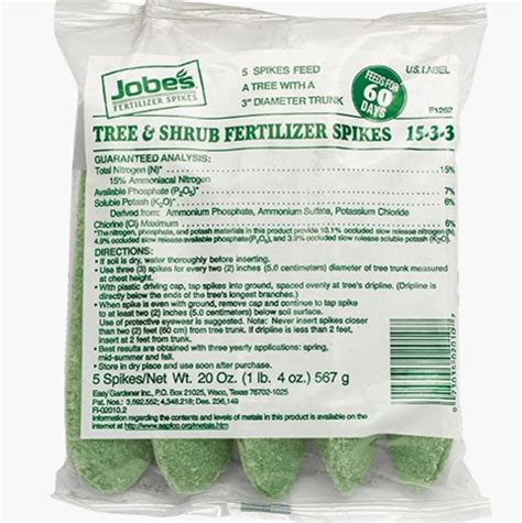 Jobe S Tree Shrub Fertilizer Spikes Wyoming Tree Service