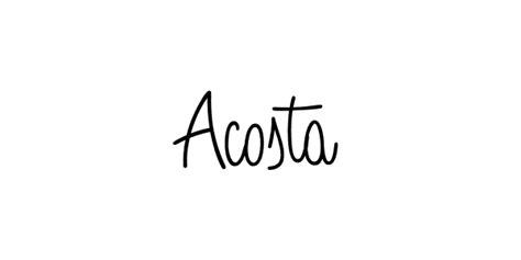 92 Acosta Name Signature Style Ideas Awesome Esign