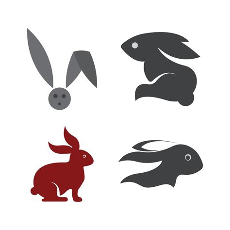 Rabbit Logo Vector 17556128 Vector Art At Vecteezy