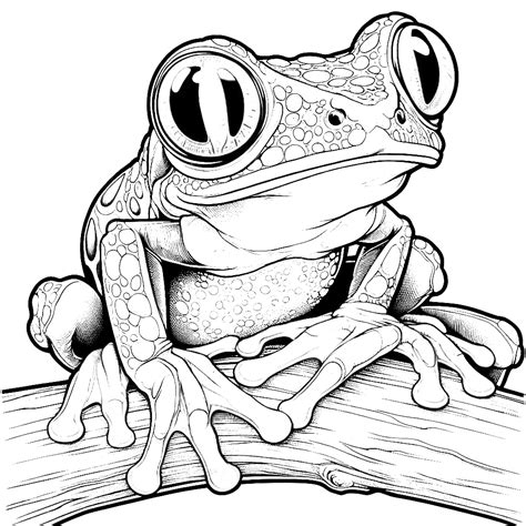 Red Eyed Tree Frog Coloring Pages 5 Coloring Pages Gem