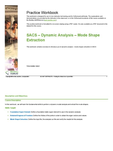 Dynamic Analysis Mode Shape Extraction Trnc03058 10001 Pdf Computer File Directory
