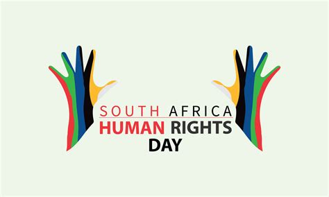 South Africa Human Rights Day March 21 For Greeting Card Poster Banner Template 20296917