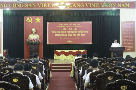 TPNĐ tổ chức Hội nghị triển khai nhiệm vụ công tác tuyển chọn gọi công dân nhập ngũ