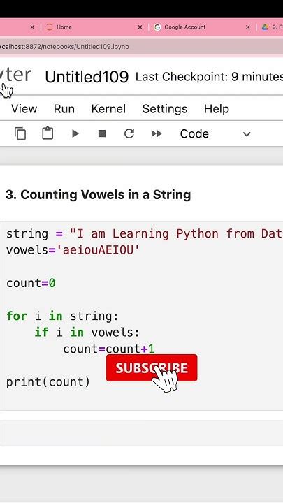 How To Calculate Number Of Vowels In A String Python Coding