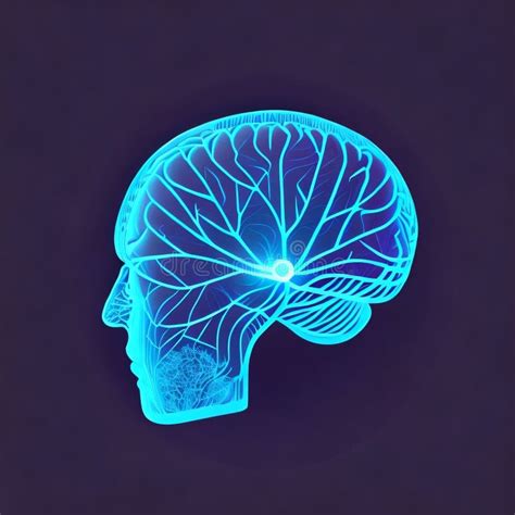 Neural Networks In The Human Brain Electronic Impulses In The Head