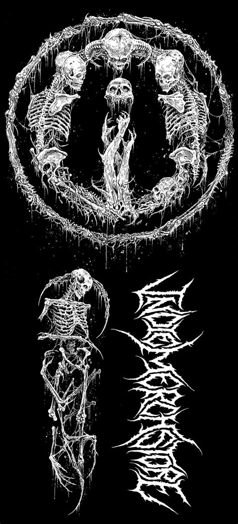 Riddickart 2020 July Metal Posters Art Black Metal Art Satanic Art