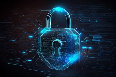 Premium Photo Cyber Security Concept Lock Symbol And Protection Of Private Information And