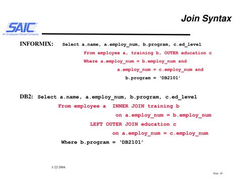 Ppt Informix And Db2 An Sql Perspective Powerpoint Presentation Free Download Id 9109812