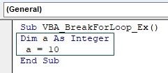VBA Break For Loop Step By Step Examples How To Exit