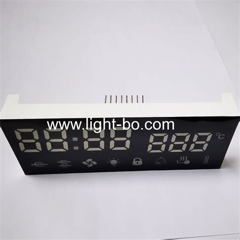 Ultra Bright White Segment LED Display Module For Digital Oven Timer Controller Manufacturers