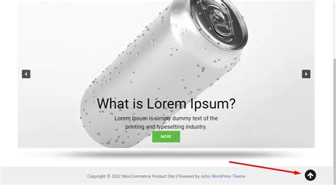 How To Add A Scroll To Top Button In Astra Free With Or Without Plugin Fly With Wp