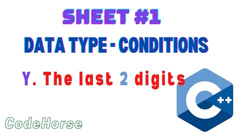icpc assiut sheet 1 data type conditions y the last 2 digits