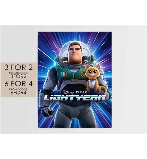 Lightyear 2022 Poster Disney Pixar Movie Poster Inspire Uplift