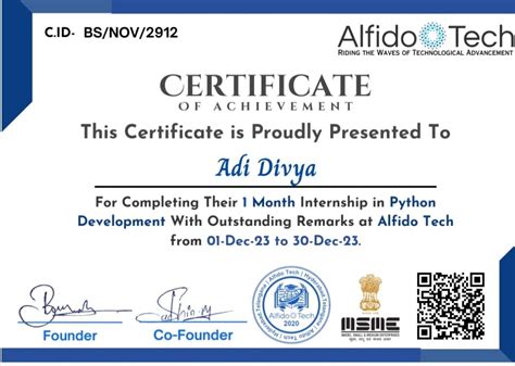 divya adi on linkedin alfidotech alfidotechinternship