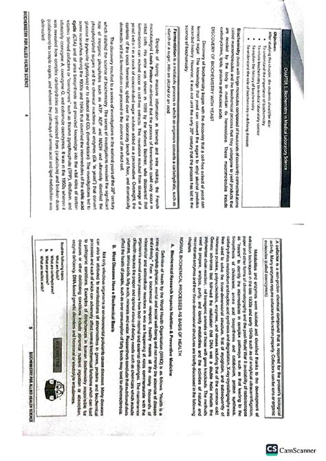 Biochem Yes CHAPTER Biochemistry In Medical Laboratory Science A Cofactor Is A Chemical