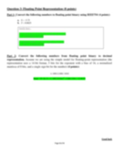 SOLUTION Computer Architecture And Logic Design Quiz Studypool