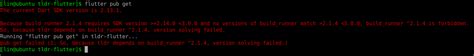 Fail When Running `flutter Pub Get` · Issue 23 · Techno Disastertldr Flutter · Github