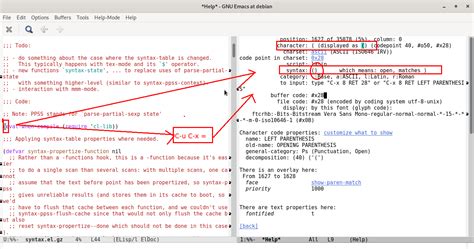 Raw Syntax Descriptor For A Char At POS What Is It Emacs Stack Exchange