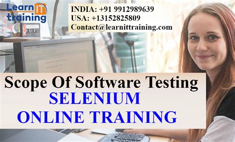 Testing Tools Online Training Selenium Online Future Scope Of