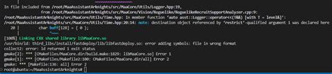 Compile Error On ARM Issue MaaAssistantArknights MaaAssistantArknights GitHub