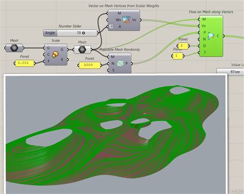 Point Flows On Meshes Grasshopper Mcneel Forum