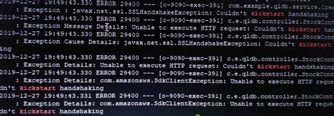 Spring Boot Unable To Execute Request Couldn T Kickstart Handshaking Stack Overflow