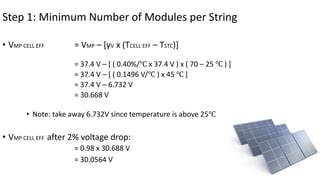 Pv Array And Inverter Matching PPTX Physics Science