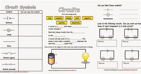 Review Circuits Vocabulary Simple Circuits Worksheet Live Worksheets Worksheets Library