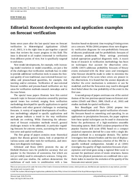 Pdf Editorial Recent Developments And Application Examples On