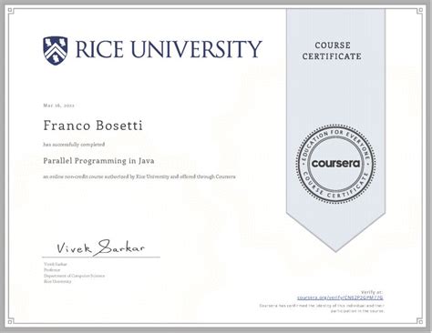Ive Successfully Completed The Parallel Programming In Java Course
