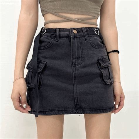 [속바지내장 오늘출발] 카고 포켓 미니스커트 [미니스커트 카고스커트 카코포켓 스커트 여름신상] 에이블리