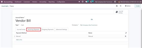 Journals In Odoo 16 Accounting Odoo V16 Enterprise Edition Book
