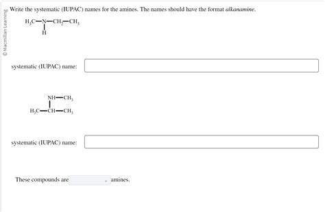 Solved 뜰 ﻿write The Systematic Iupac ﻿names For The