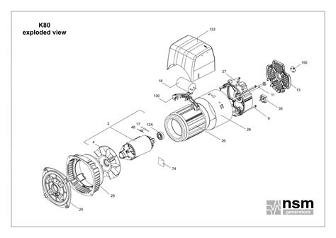 K80 Exploded View Nsm Generators