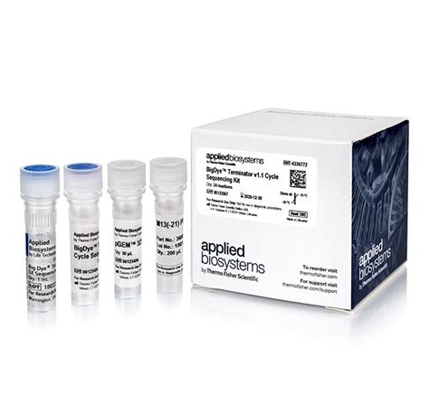 Bigdye™ Terminator V1 1 Cycle Sequencing Kit 24 Reactions Request For Quote