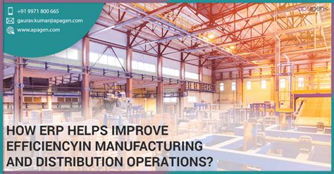 Best Erp For Manufacturing And Distribution By Apagen Solution