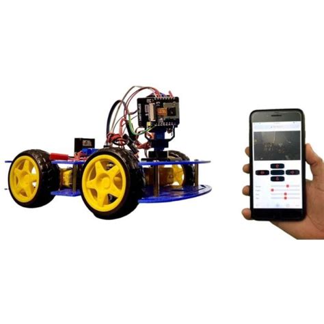 esp32 camera robot car diy kit radiogear bd