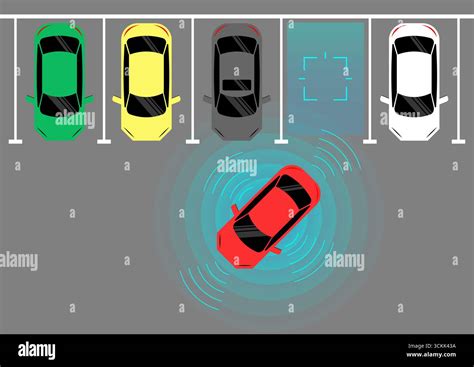 Smart Car With Remote Sensing And Sensor Parking System Driverless Or