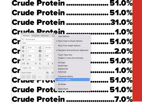 solved tab leader alignment bug adobe product community 14604594