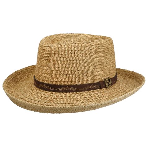 Western Fedora Straw Hat By Stetson £13900