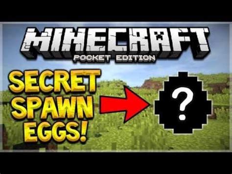 SECRET SPAWN EGGS Minecraft Pocket Edition 0 16 0 Secret Spawn Eggs Command Pocket Edition