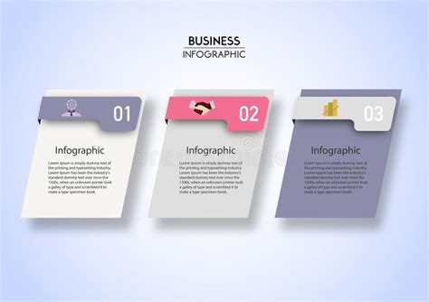 Business Infographic Process Design Template Stock Vector