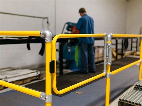 Modular Handrails Kits Combined With Self Closing Safety Gates