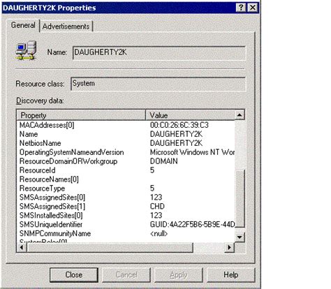 Accessing Client Discovery Information Serverwatch